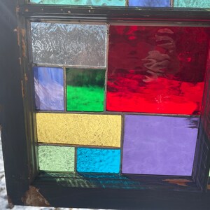 Stained Glass Farm House Window - Etsy