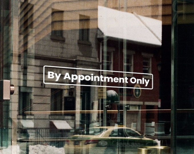 By Appointment Only Sign, Call for Access Sign, Please Call Store Sign ...
