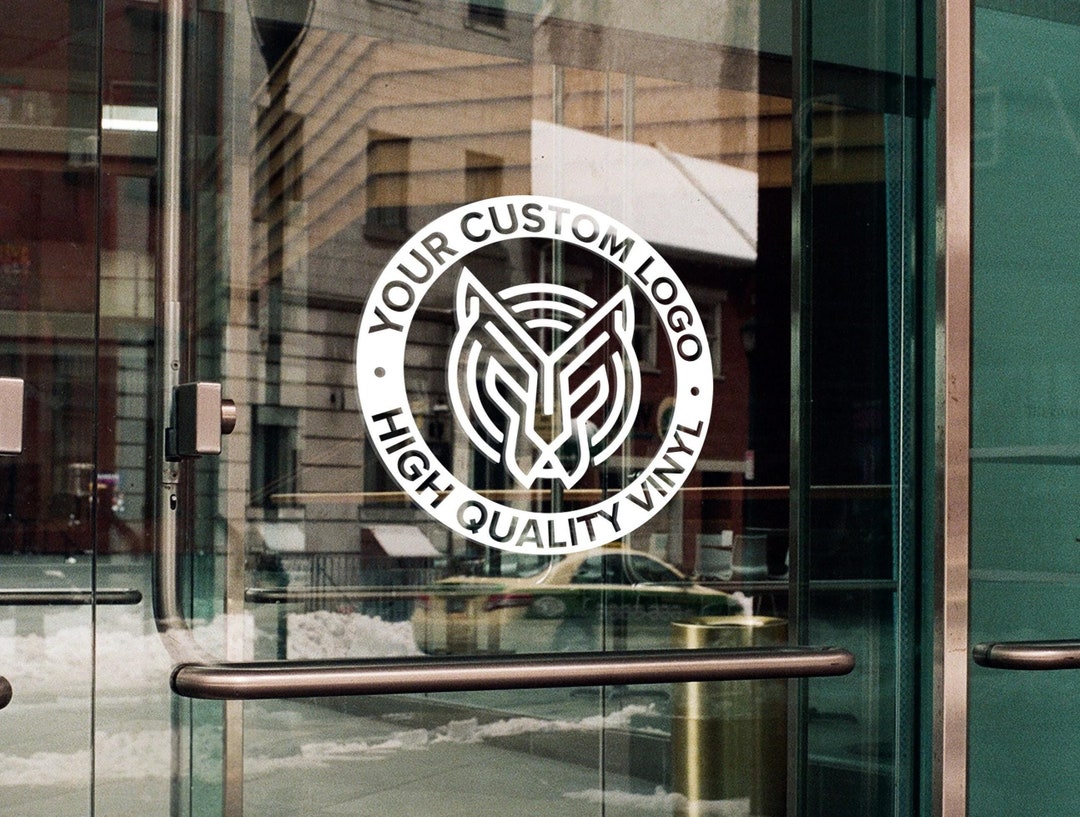 Custom Logo Vinyl Decal | Custom Decal | Window Decal | Business Sign ...
