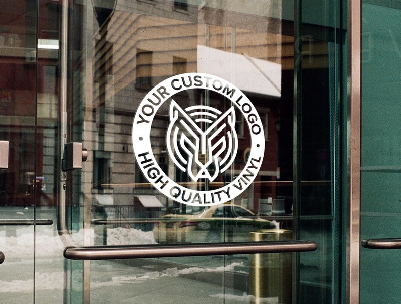 Custom Logo Vinyl Decal | Custom Decal | Window Decal | Business Sign ...