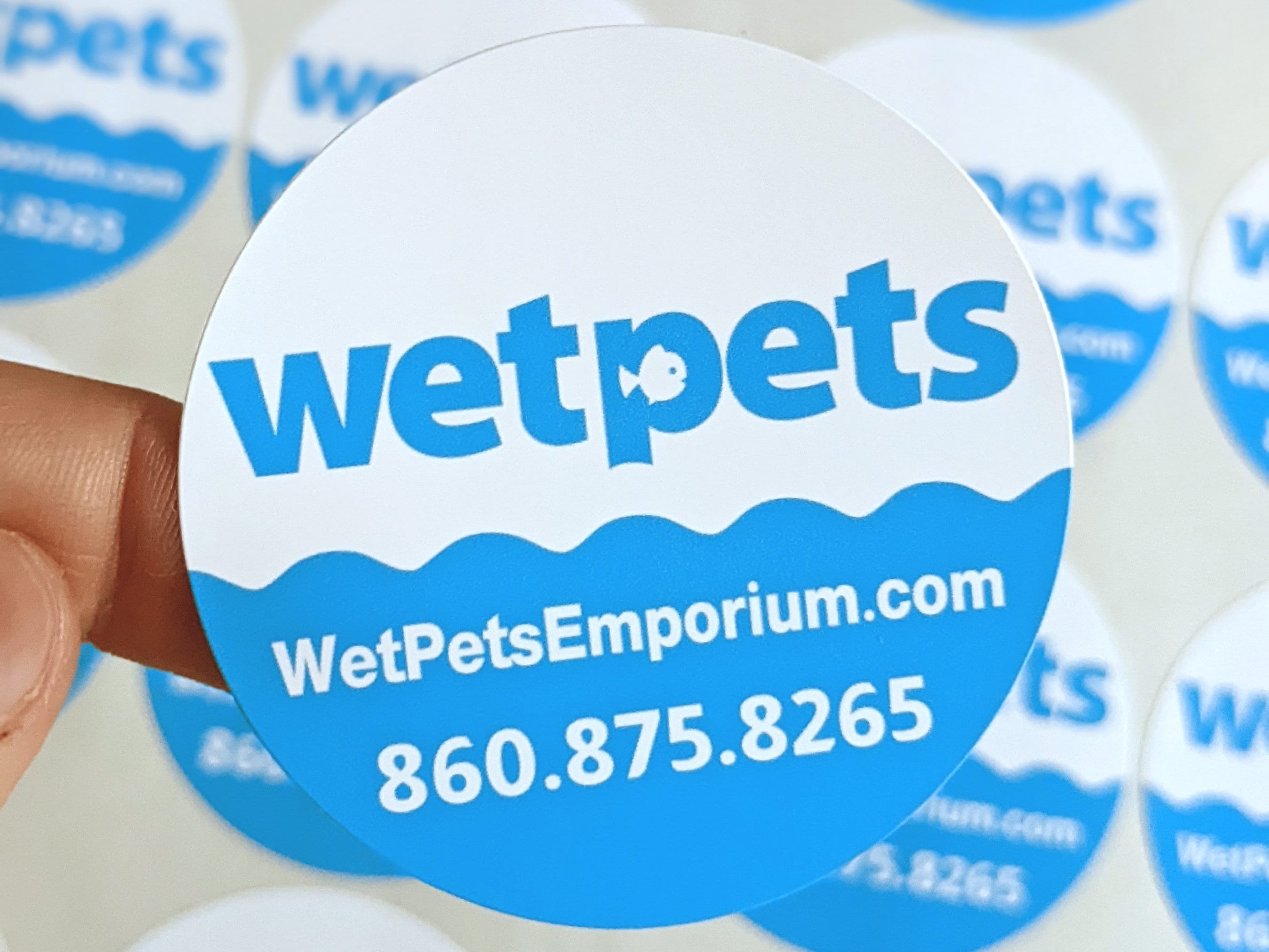 2 Inch Round Labels | Personalized 2 Inch Stickers | Custom Business Stickers | 2x2 Stickers ...