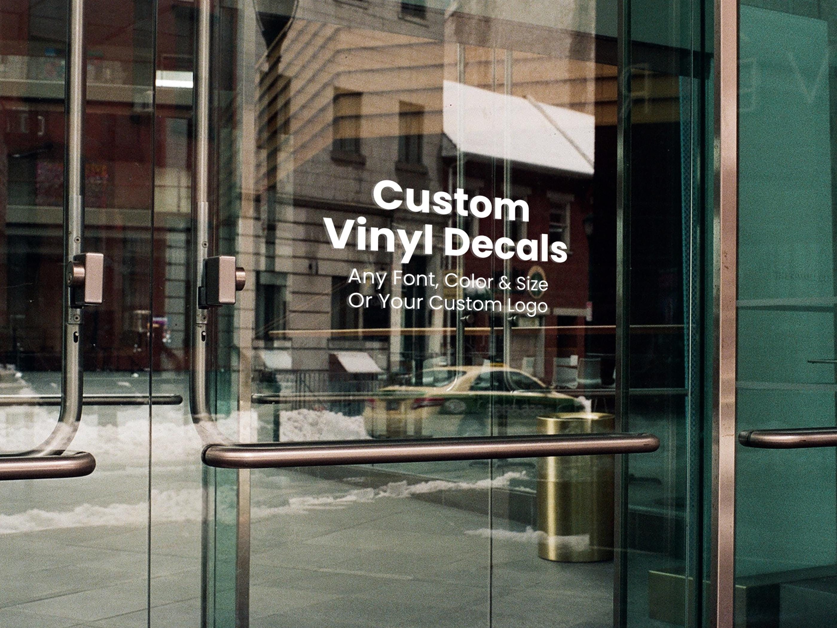 Custom Vinyl Decal | Custom Logo Decals | Personalized Vinyl Sticker ...