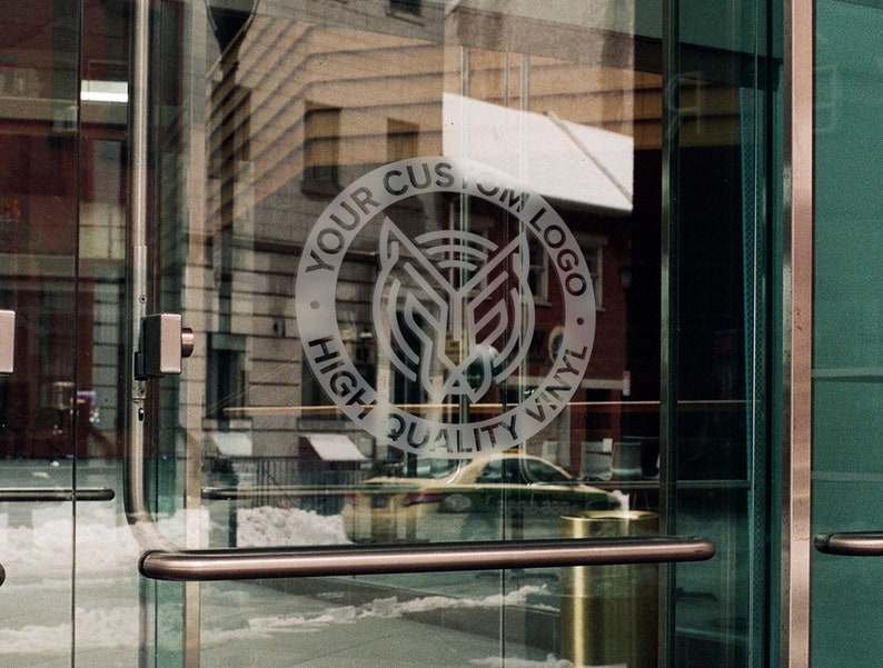 Custom Etched Glass Vinyl Decal | Custom Decal | Window Decal ...