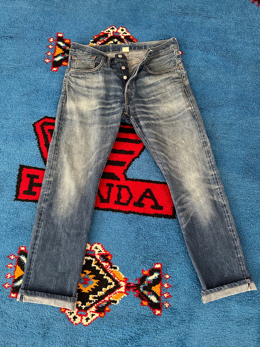 Ralph Lauren RRL Vintage Denim Jeans 32x32 - Etsy