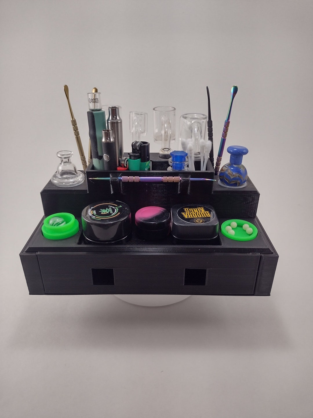 Dab Station T34 Black / 710 Organizer / Dab Tool Organizer / 420 Stoner ...
