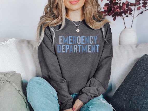 Emergency Department Crewneck ER Nurse Emergency Room Tech | Etsy