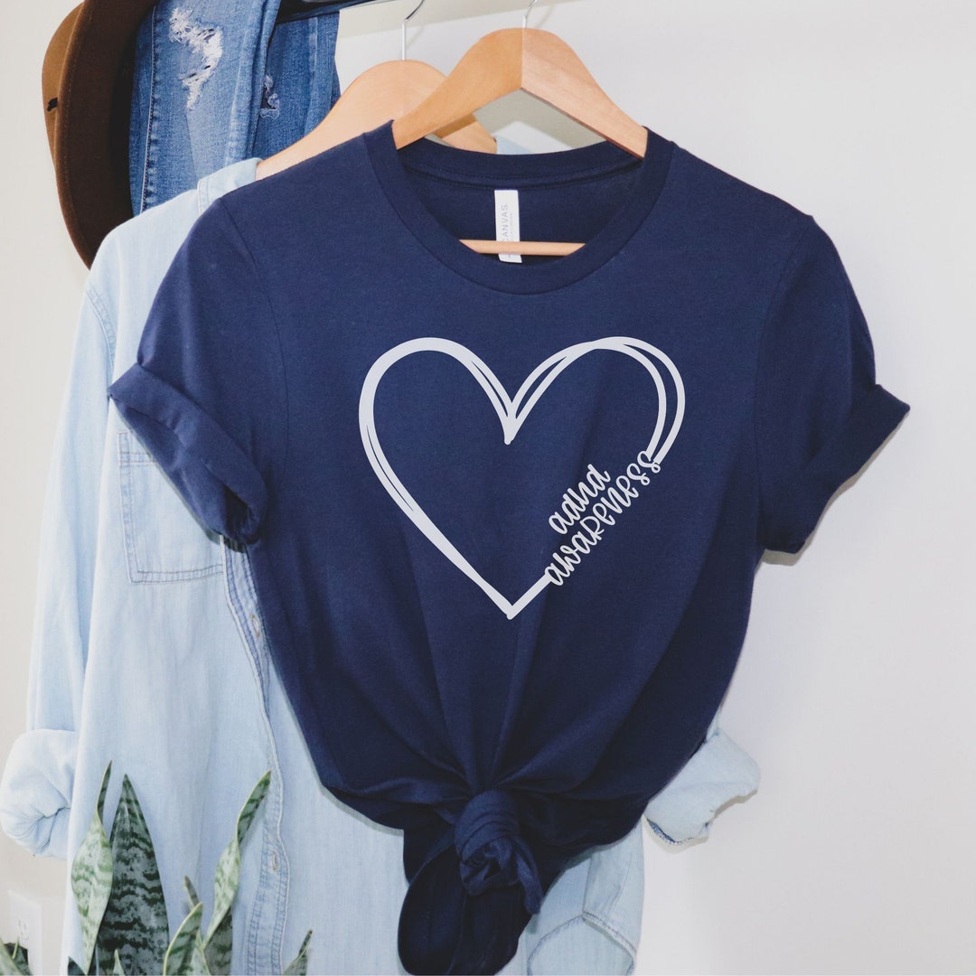 ADHD Awareness Tshirt,adhd Autism,asd T-shirt,attention Deficit ...