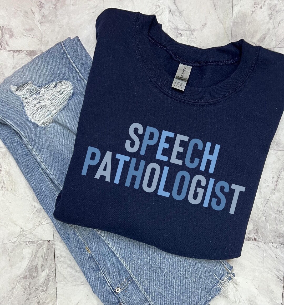 Speech Therapy Sweatshirt, Speech Therapist Crewneck, SLP Shirt, Speech ...