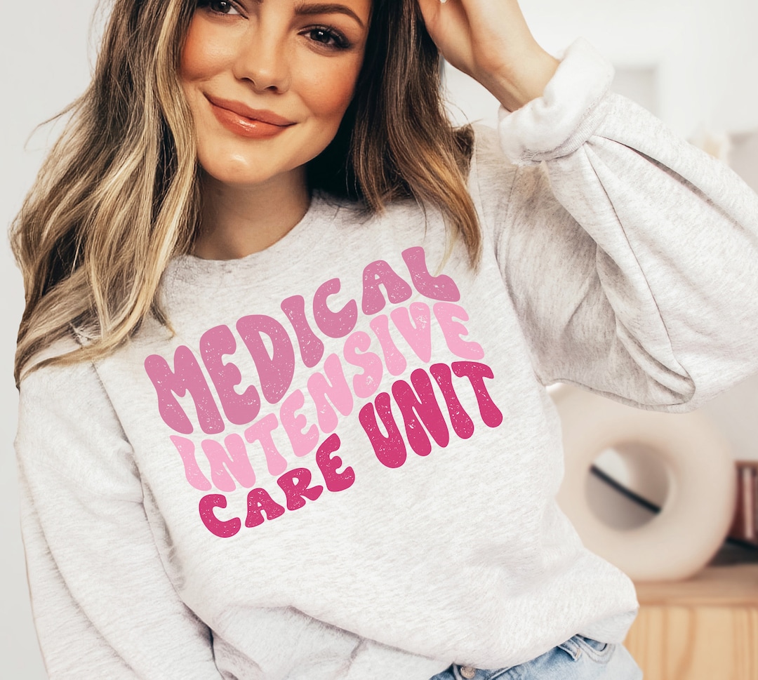 MICU Nurse Crewneck Sweatshirt for Medical Icu Shirts Tshirt, MICU Team ...