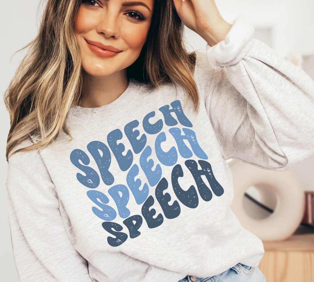 Speech Therapy Sweatshirt, Speech Therapist Crewneck, SLP Shirt, Speech ...