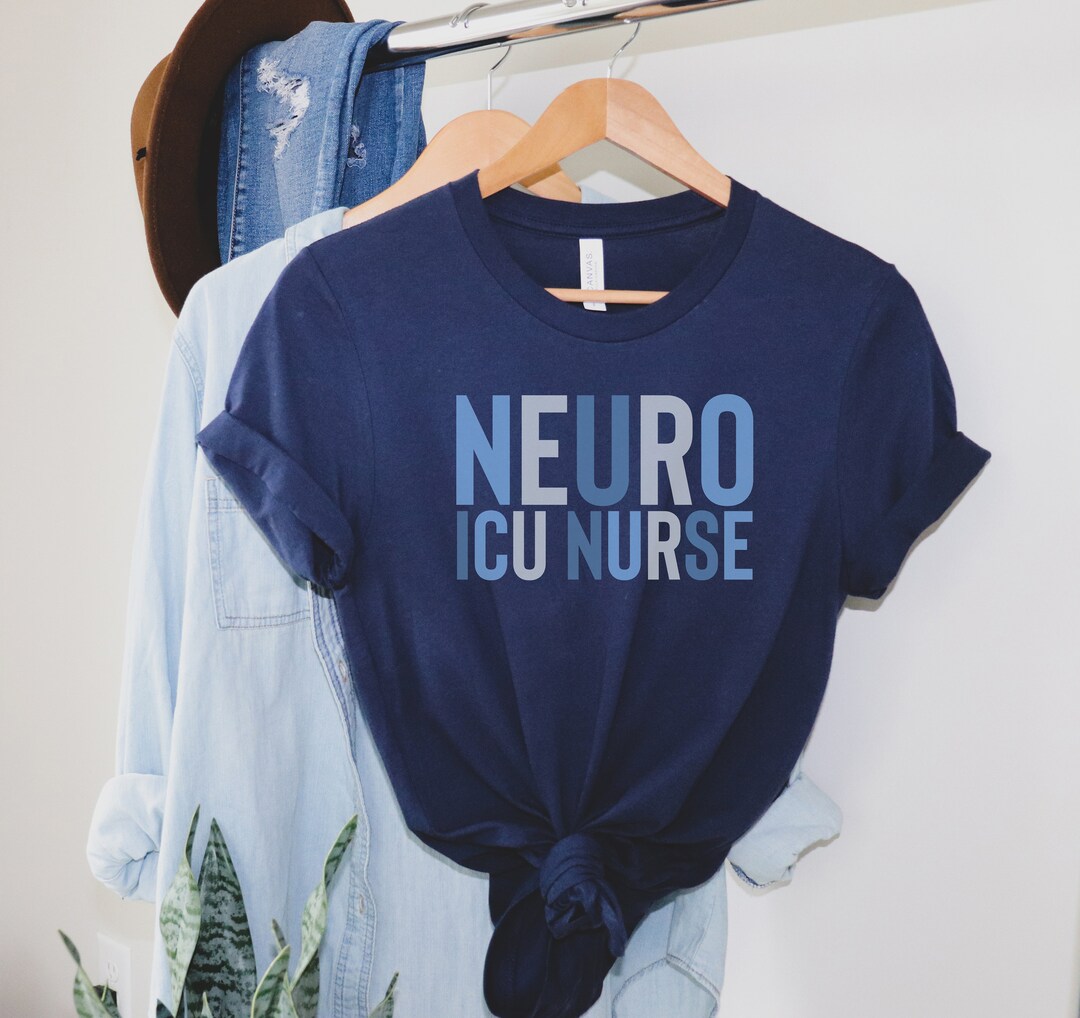 Neuro ICU Nurse Shirt, ICU Nurse Shirts Tshirt, ICU Nurse Sweater ...