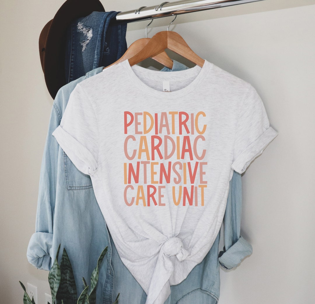 Pediatric Cardiac Icu Tshirt, PCICU Nurse Shirt, PICU Nurse Shirt, PICU ...