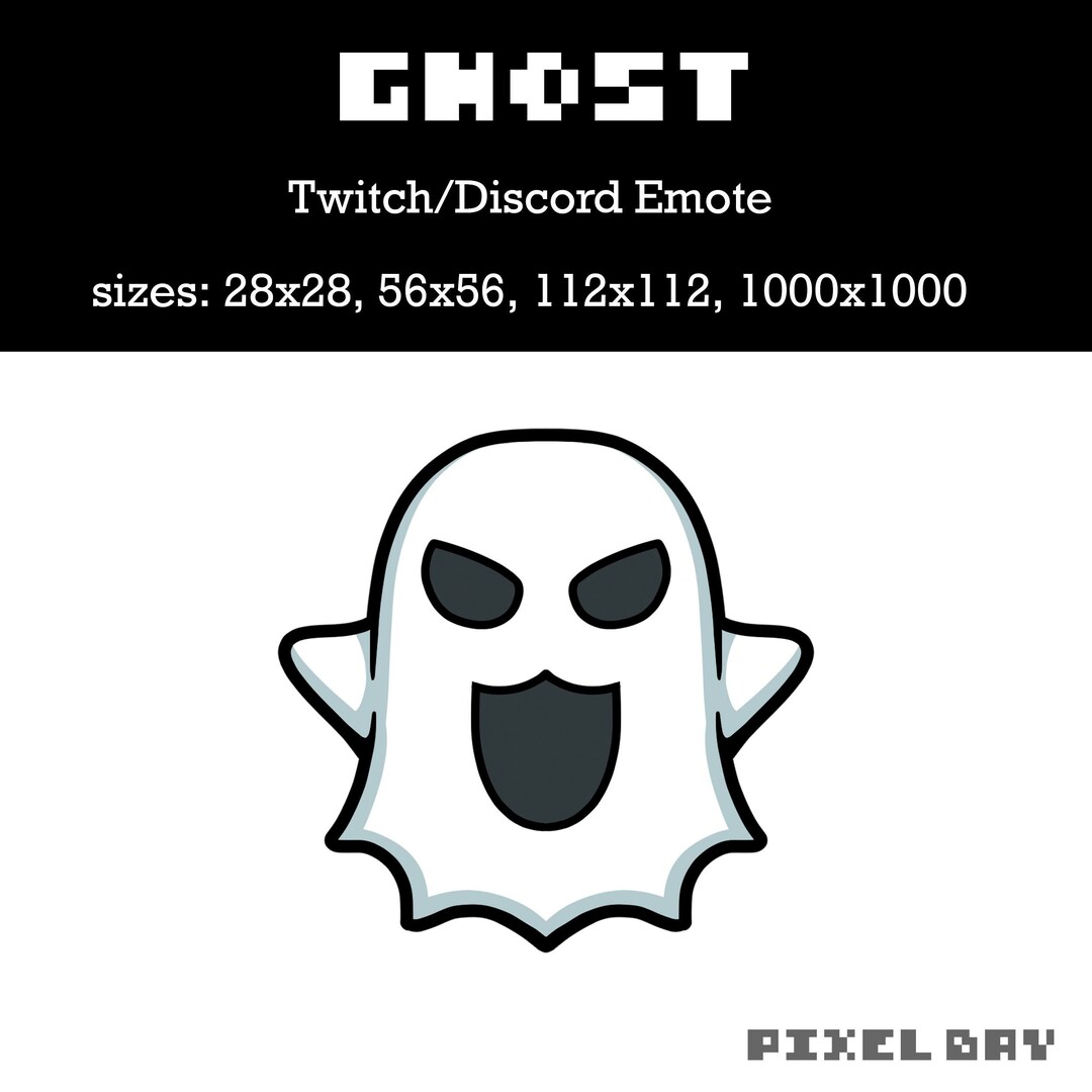 Ghost - Twitch/discord Emote - Halloween Theme Emote - Digital Download ...