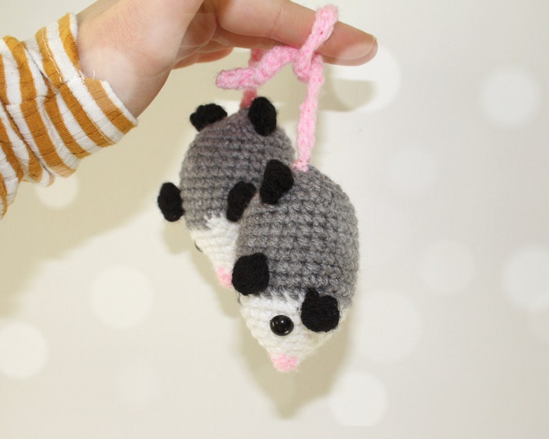 Cute Baby Possum Hand Made Crochet Decoration Gift Ornament - Etsy