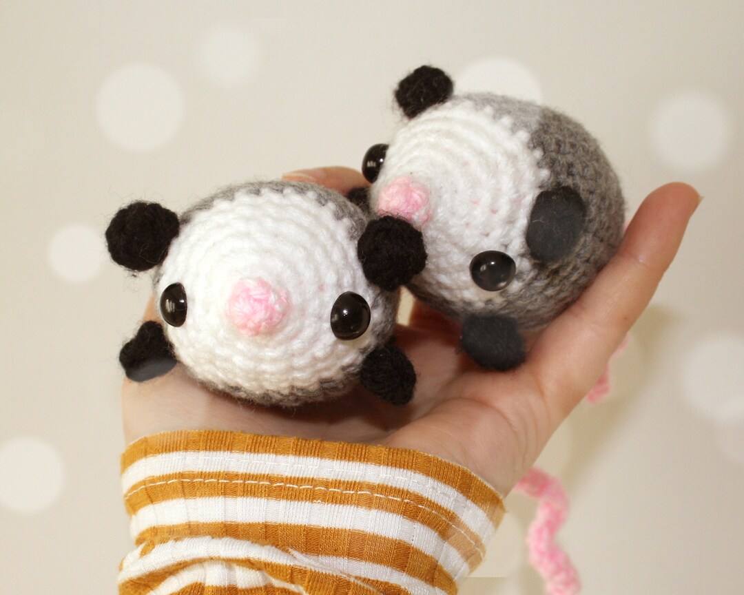 Cute Baby Possum Hand Made Crochet Decoration Gift Ornament - Etsy