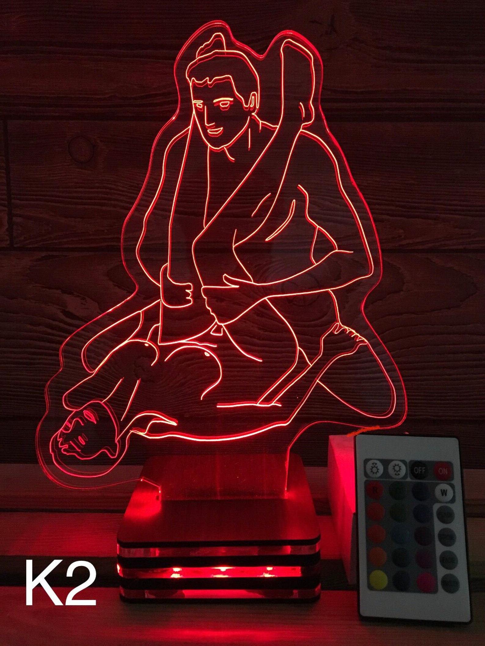 Personalized 3 D Lamp Sex Position Lamp Erotic T Erotic Home T
