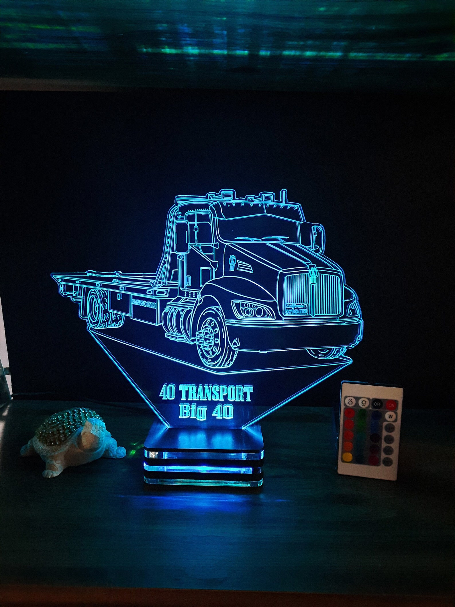 Kenworth,personalized 3 D Lamp Design,present,gift,birthday,lamp Night ...