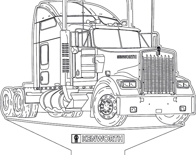 Instant Download / Cut File / Kenworth Svg - Etsy Canada