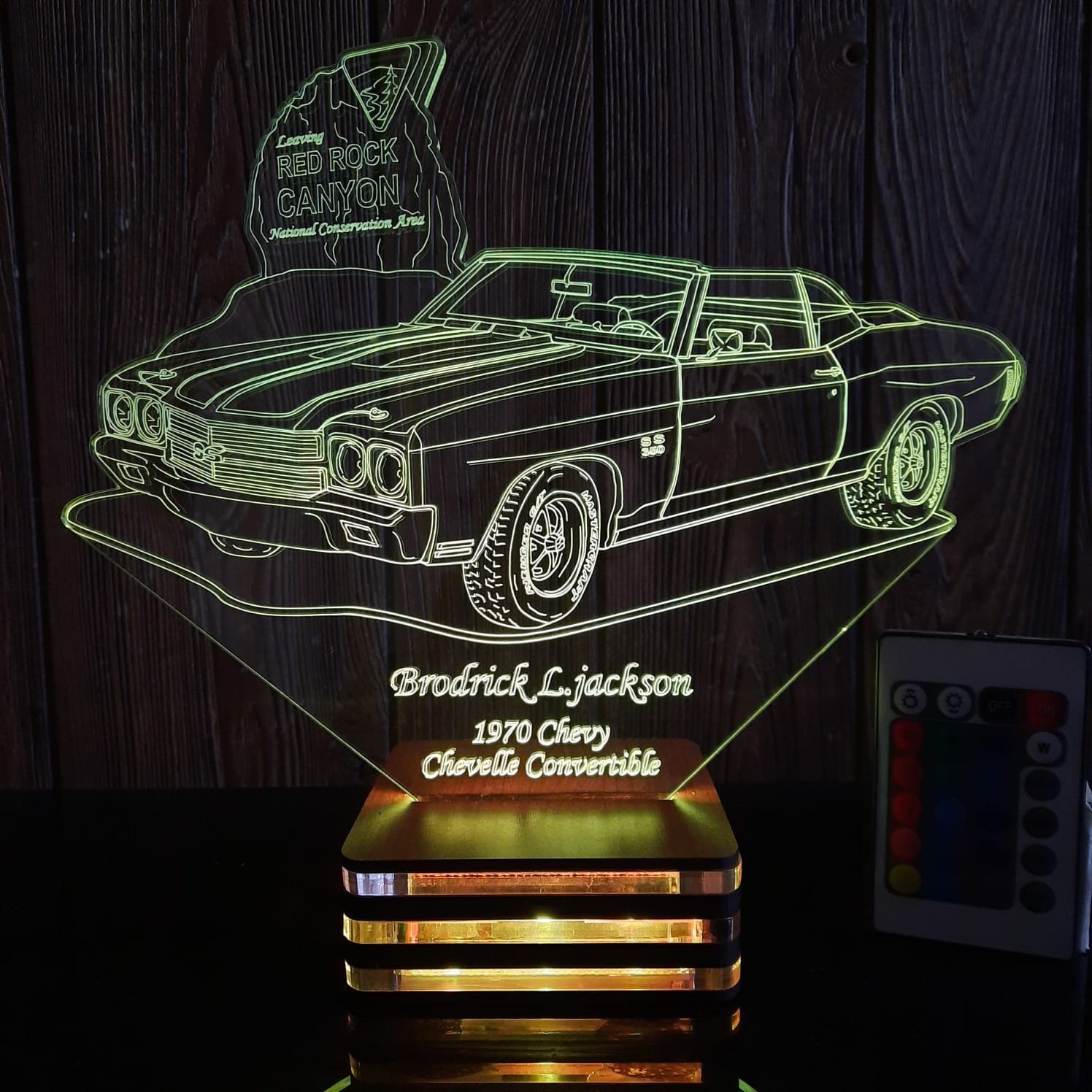 Personalized 3d Lamp,chevrolet,chevy,birthday,lamp Night,classic Car ...