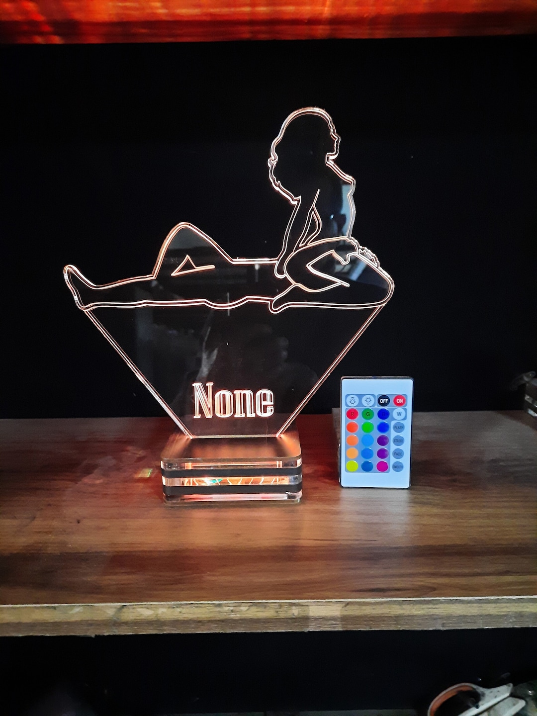 Personalized 3 D Lamp, Sex Position Lamp, Erotic Gift, Erotic Home Gift, Erotic Gift for ...