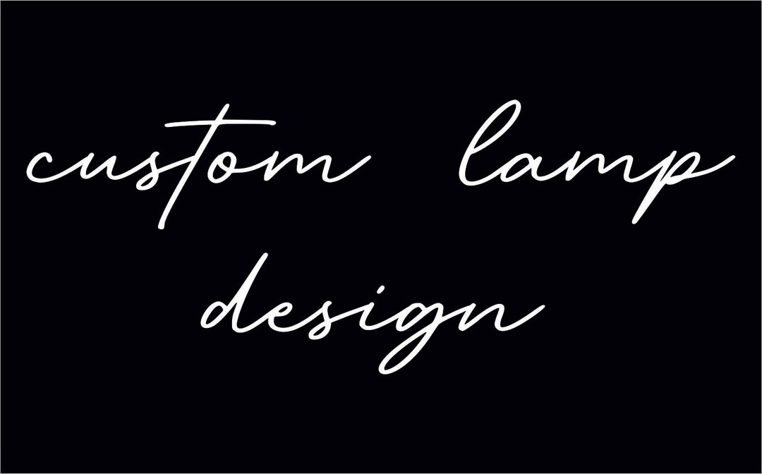 Custom Lamp Design - Etsy