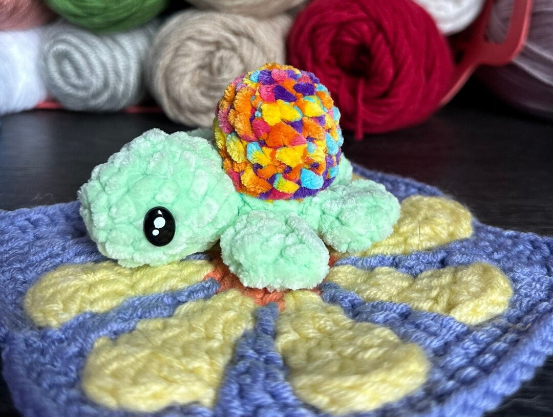 DIY Crochet Turtle Pattern | Instant Download | Cute Baby Amigurumi ...