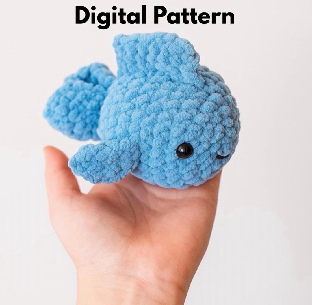Crochet Fish Amigurumi Pattern (PDF) | Finley the Fish Plushie - Etsy