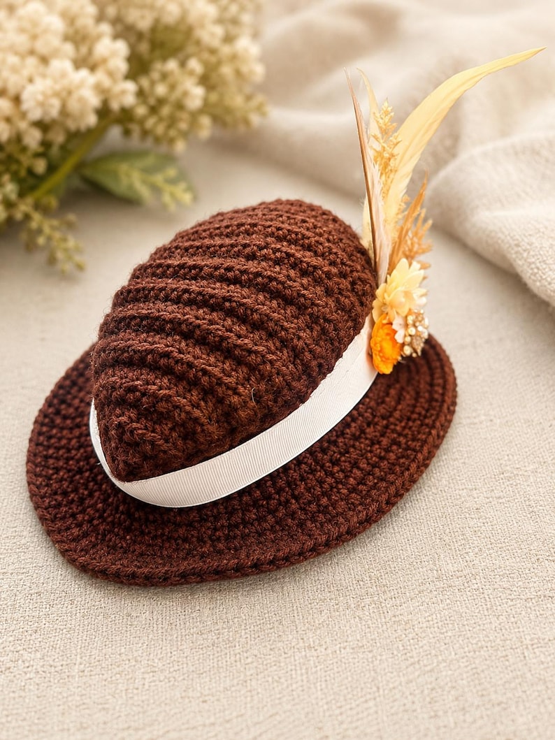 Victorian Crochet Hat Pattern | Teardrop Crown, Shaped Brim (PDF ...