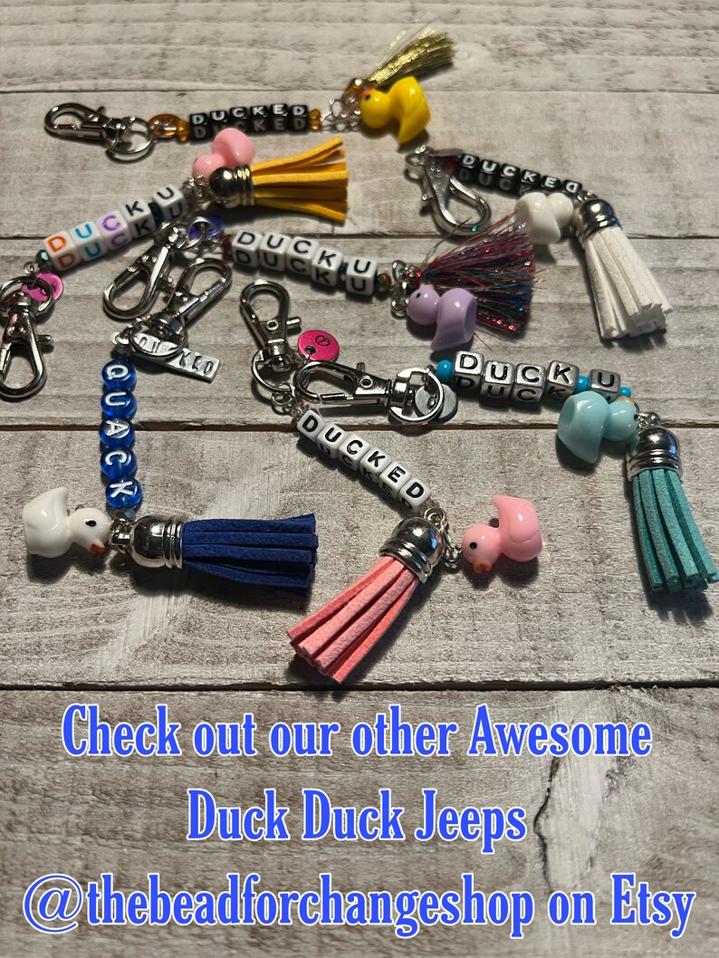Duck Duck Duck Keychain Ducked Ducks Rubber Duck - Etsy