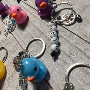 Duck Duck Key Chain Ducking Keychain Ducked Keyring Duck Me Keychain ...