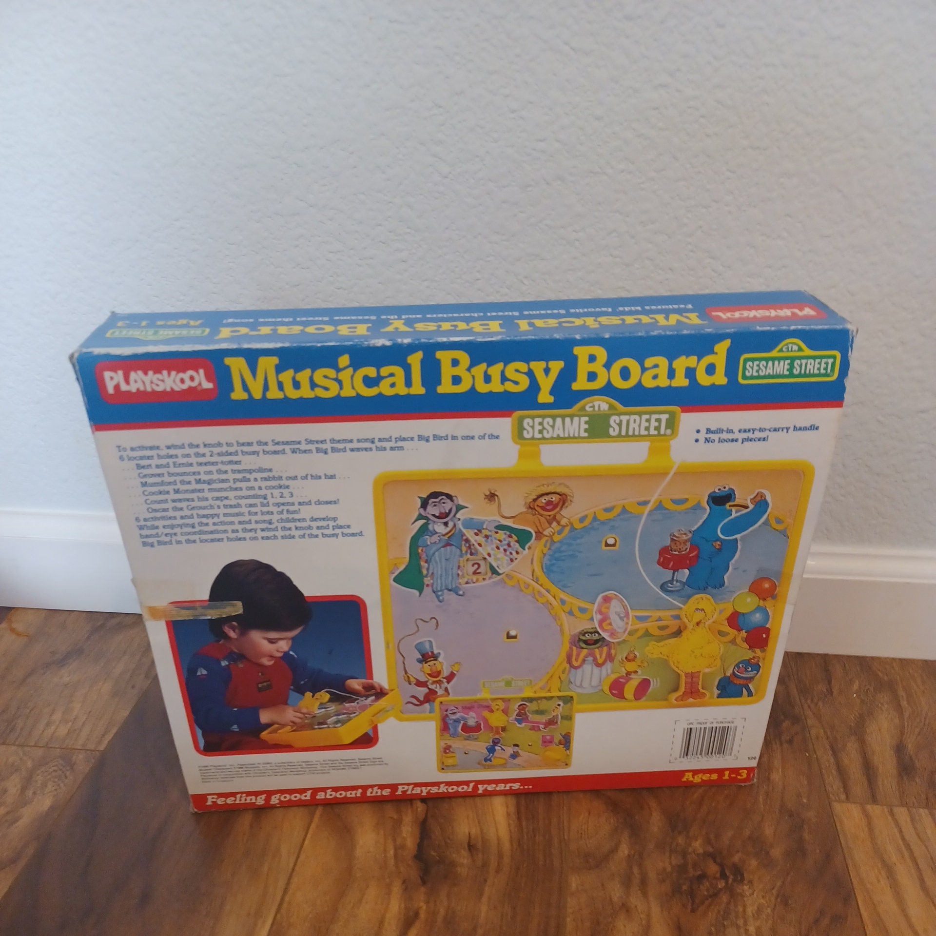 Playskool Musical Busy Board Sesame Street Vintage 1986 - Etsy