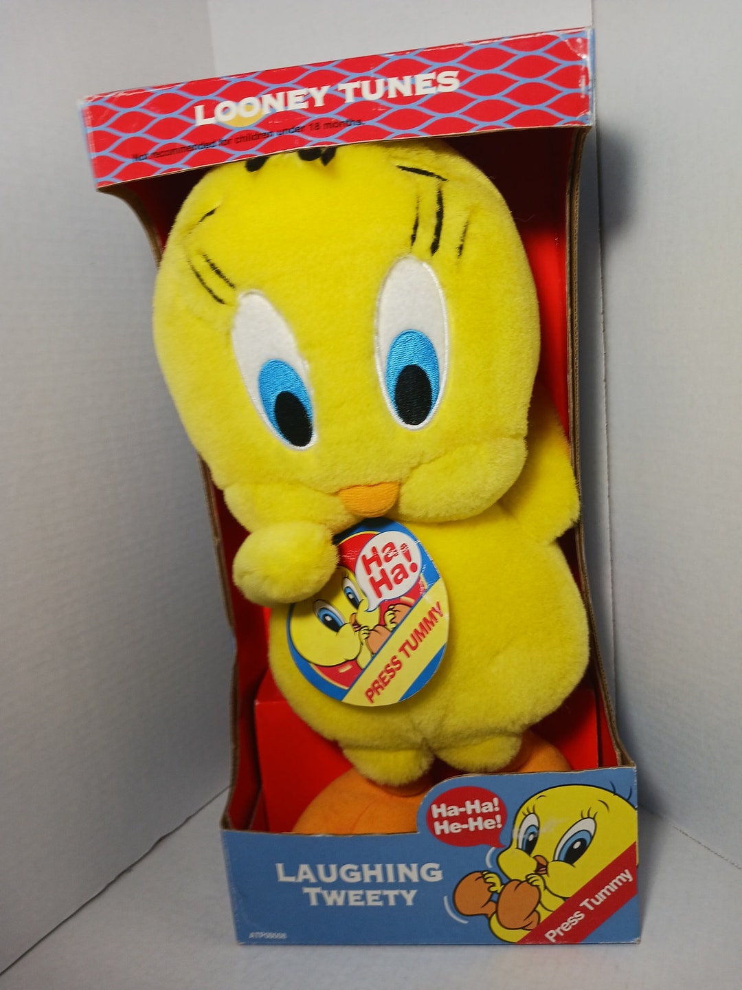 Vintage Looney Tunes Laughing Tweety 1998 Warner Bros. Studio Store 16 ...
