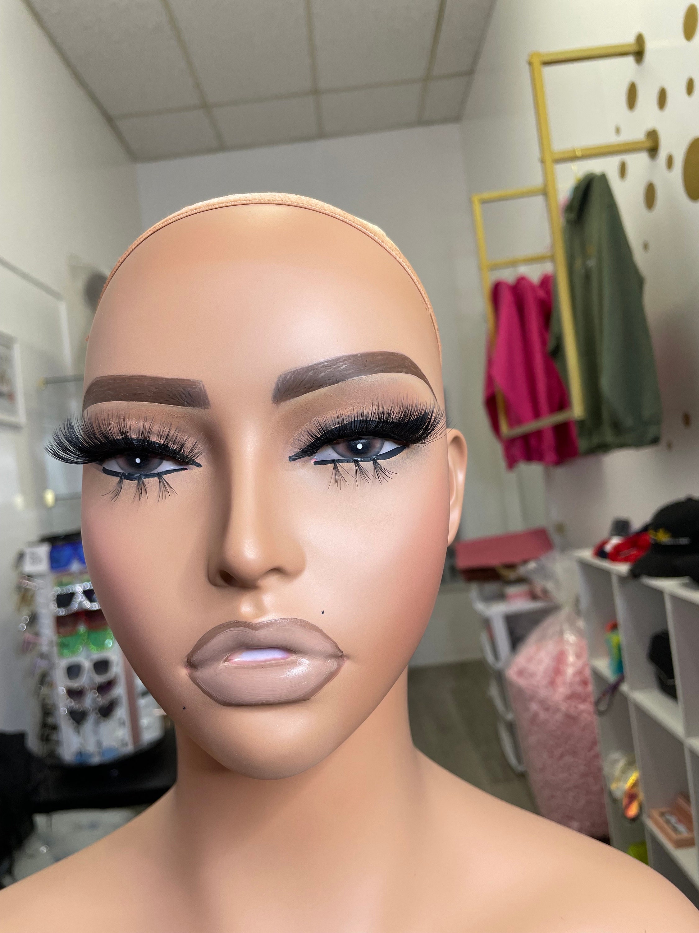 Custom Made Glammed Mannequin Head for Display. (jenny) - Etsy