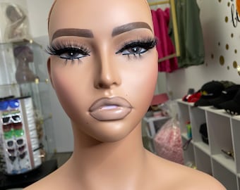 Custom Made Glammed Mannequin Head for Display. (anna) - Etsy