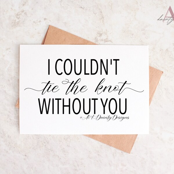 Printable Knot Card - Etsy