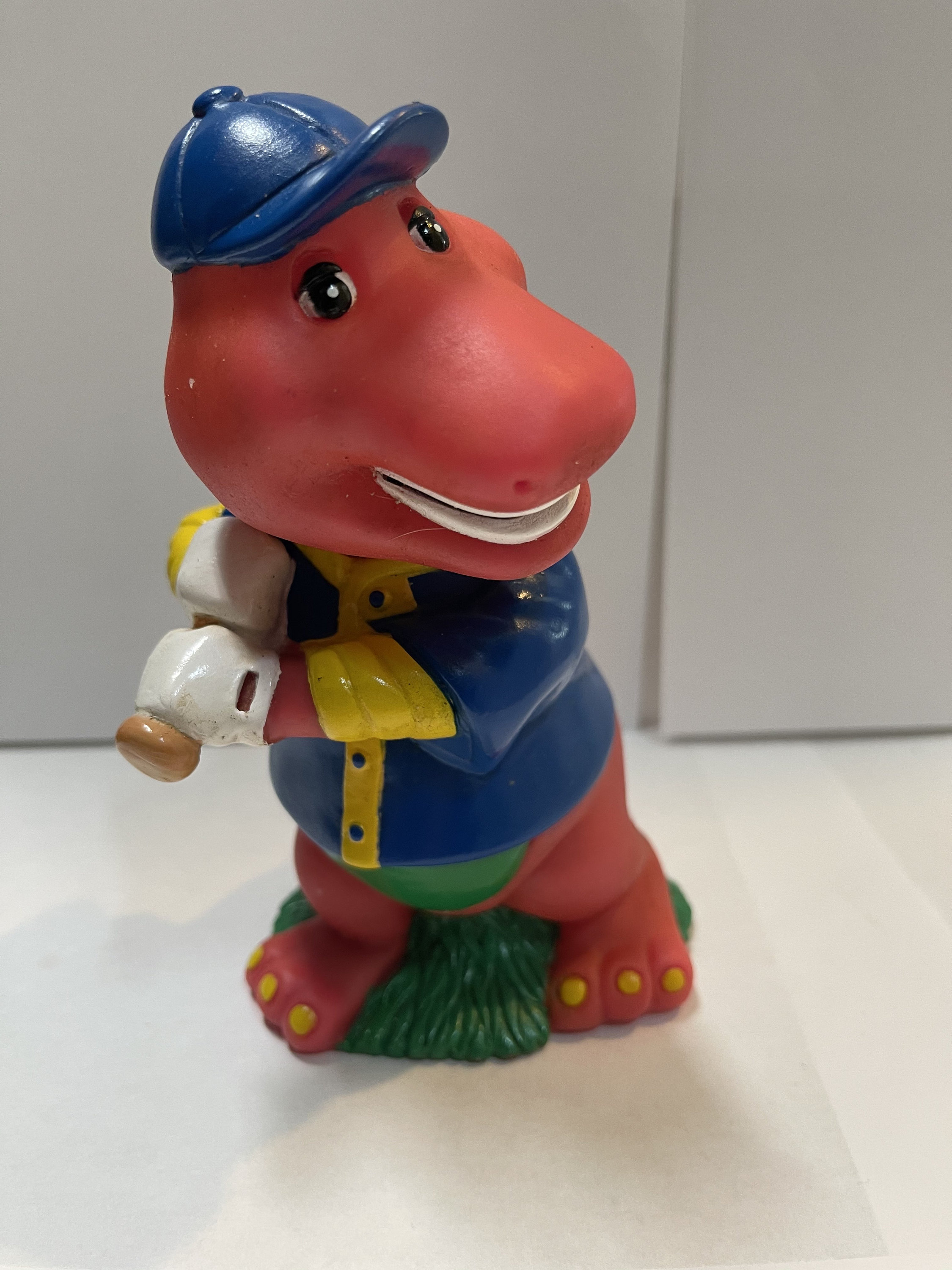 Vintage 1992 Baseball Barney Coin Piggy Bank - Etsy