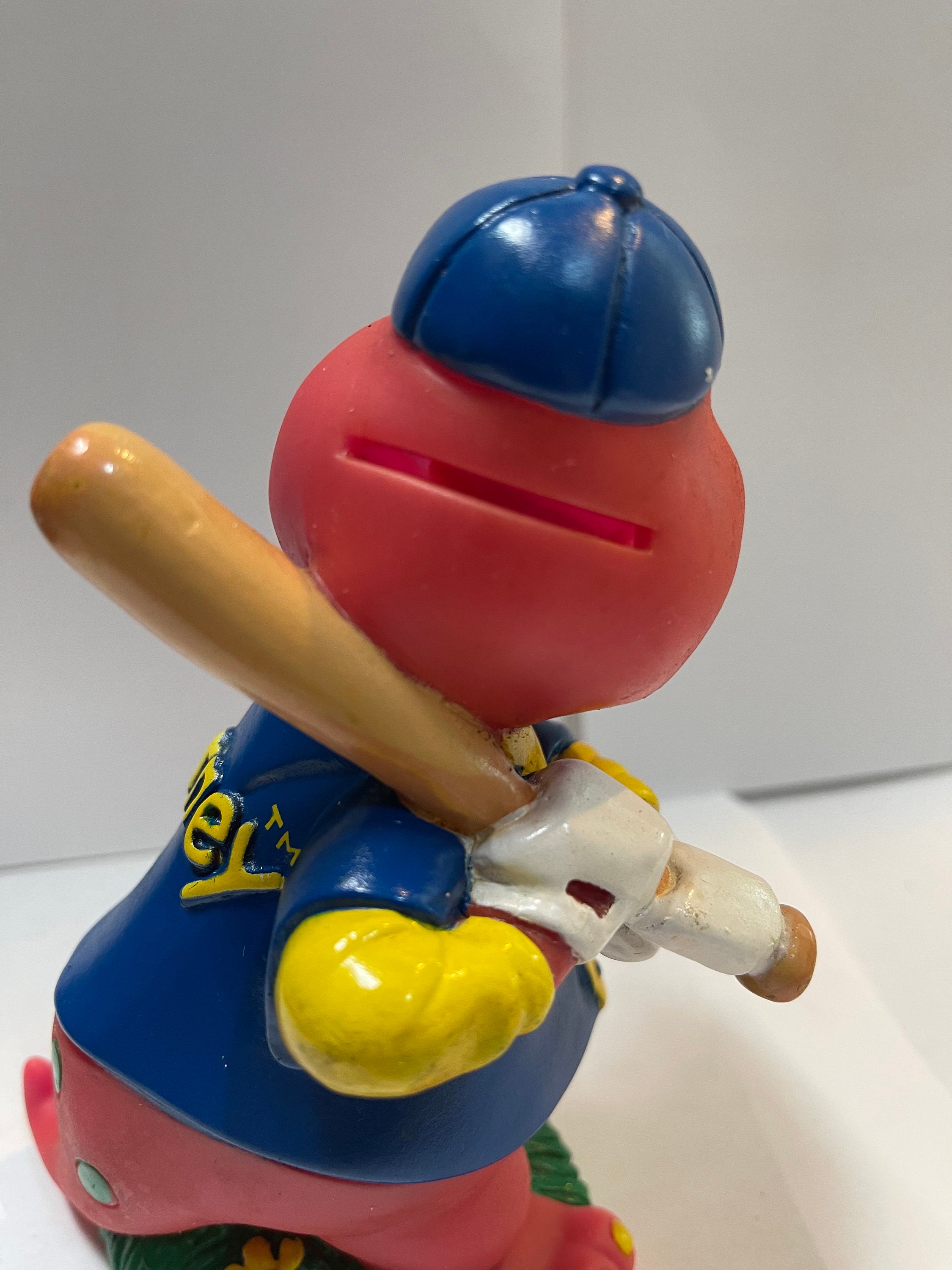 Vintage 1992 Baseball Barney Coin Piggy Bank - Etsy