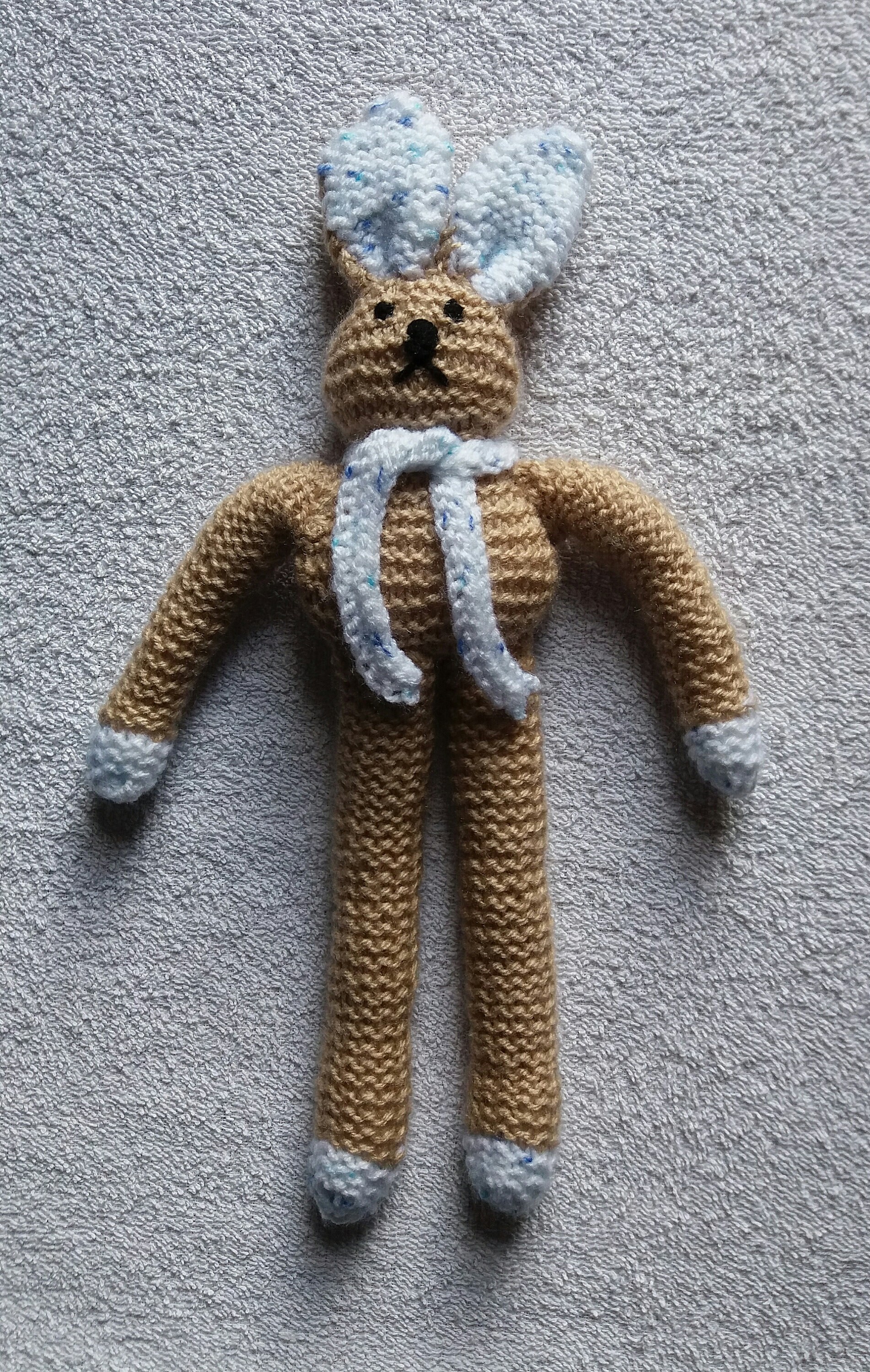 Baby Gift Set With Handknitted Bunny - Etsy
