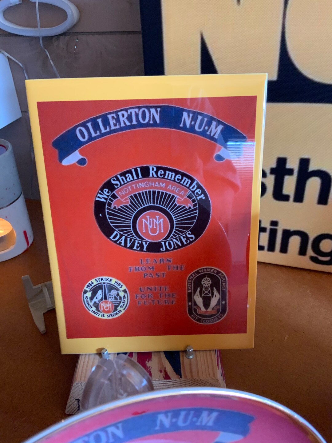 Ollerton Colliery Banner Display Tile - Etsy