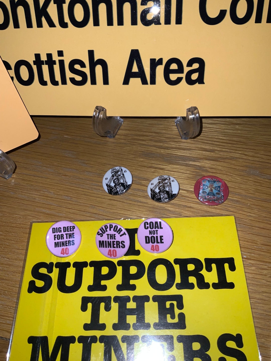 Miners Strike 40th Anniversary Badges X 3 - Etsy