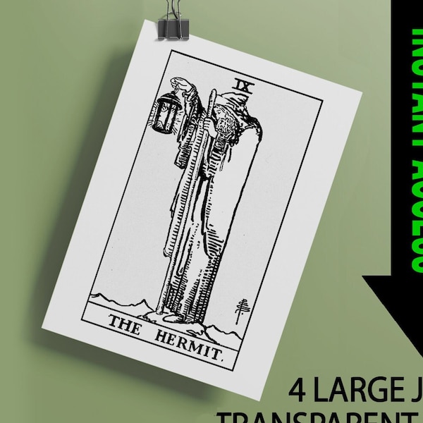Hermit Tarot - Etsy