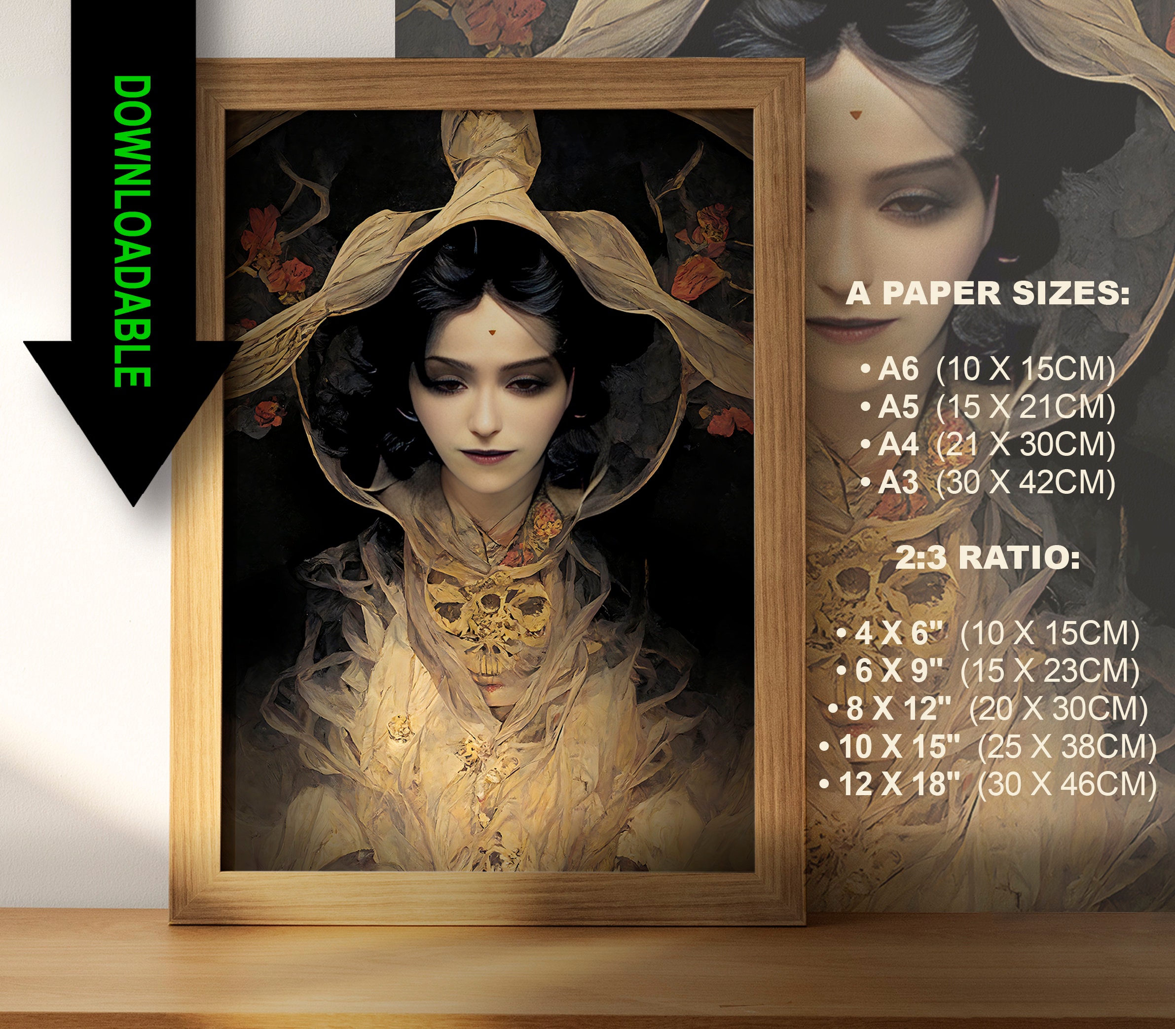 The Ghost Lady Download Printable High Quality Instant - Etsy