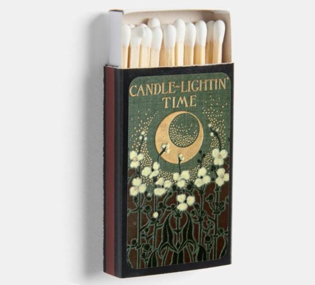 Art Nouveau Matchbox Vintage Design, Vintage Matchbook 50 Count Wedding ...