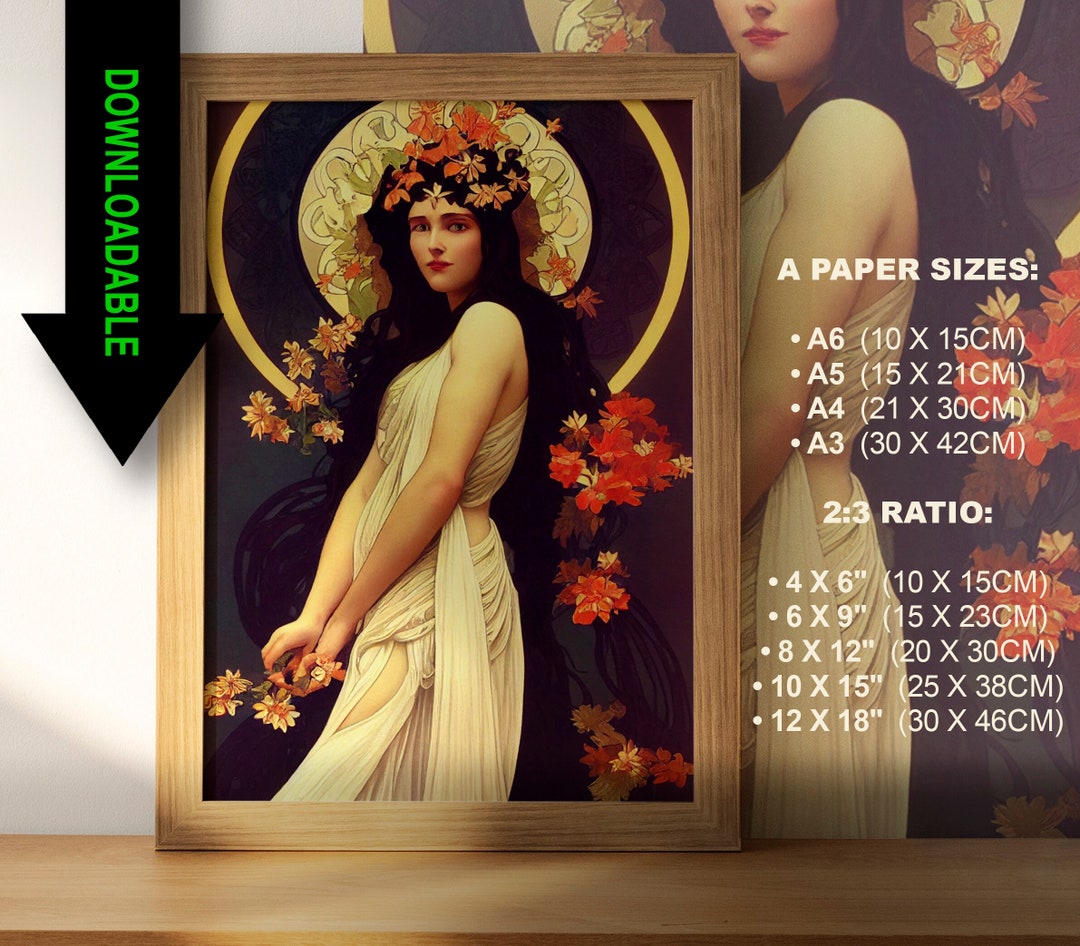 Persephone Download Printable High Quality Persephone Goddess Instant ...