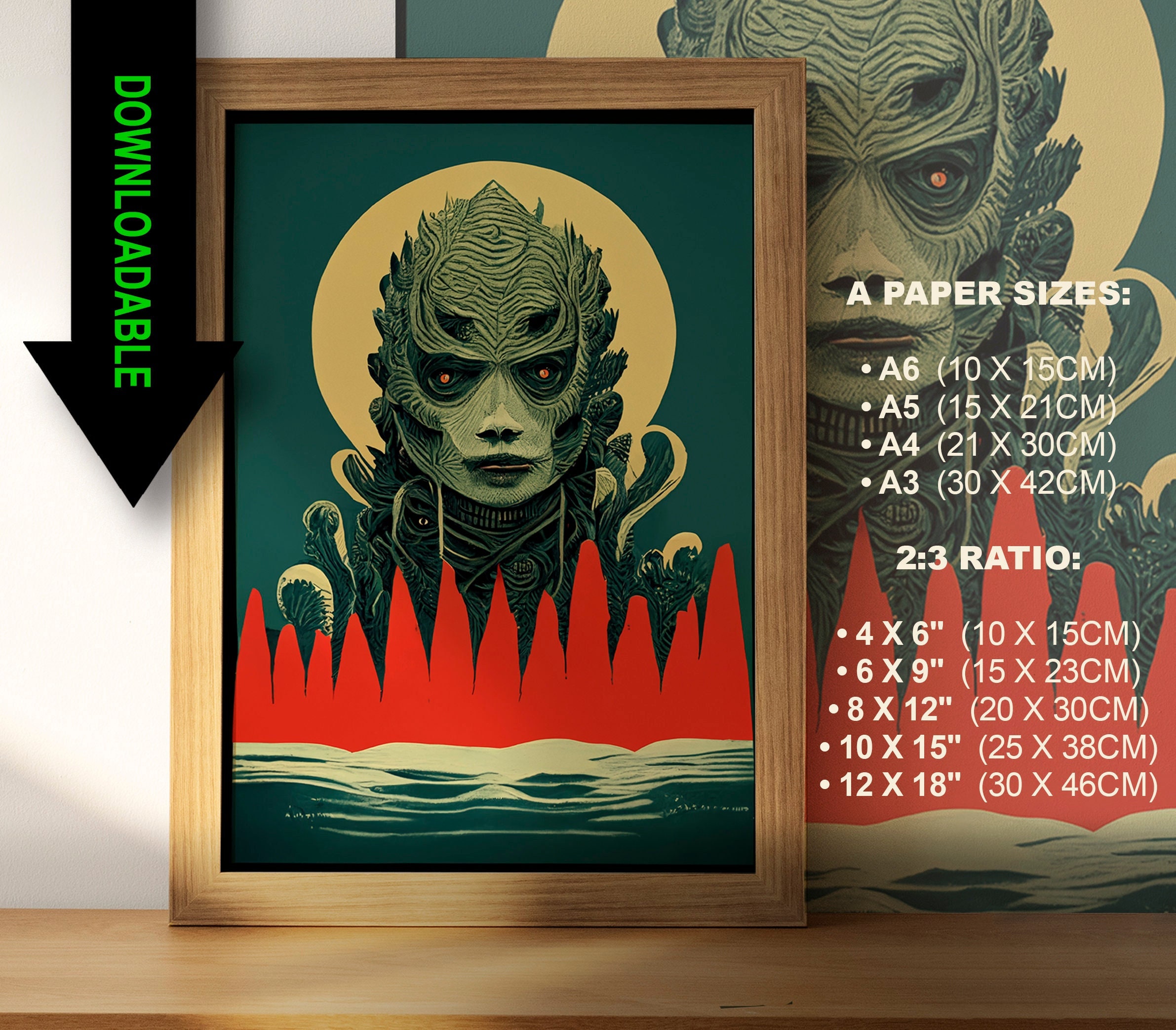 The Creature From the Black Lagoon Print Download Printable the ...