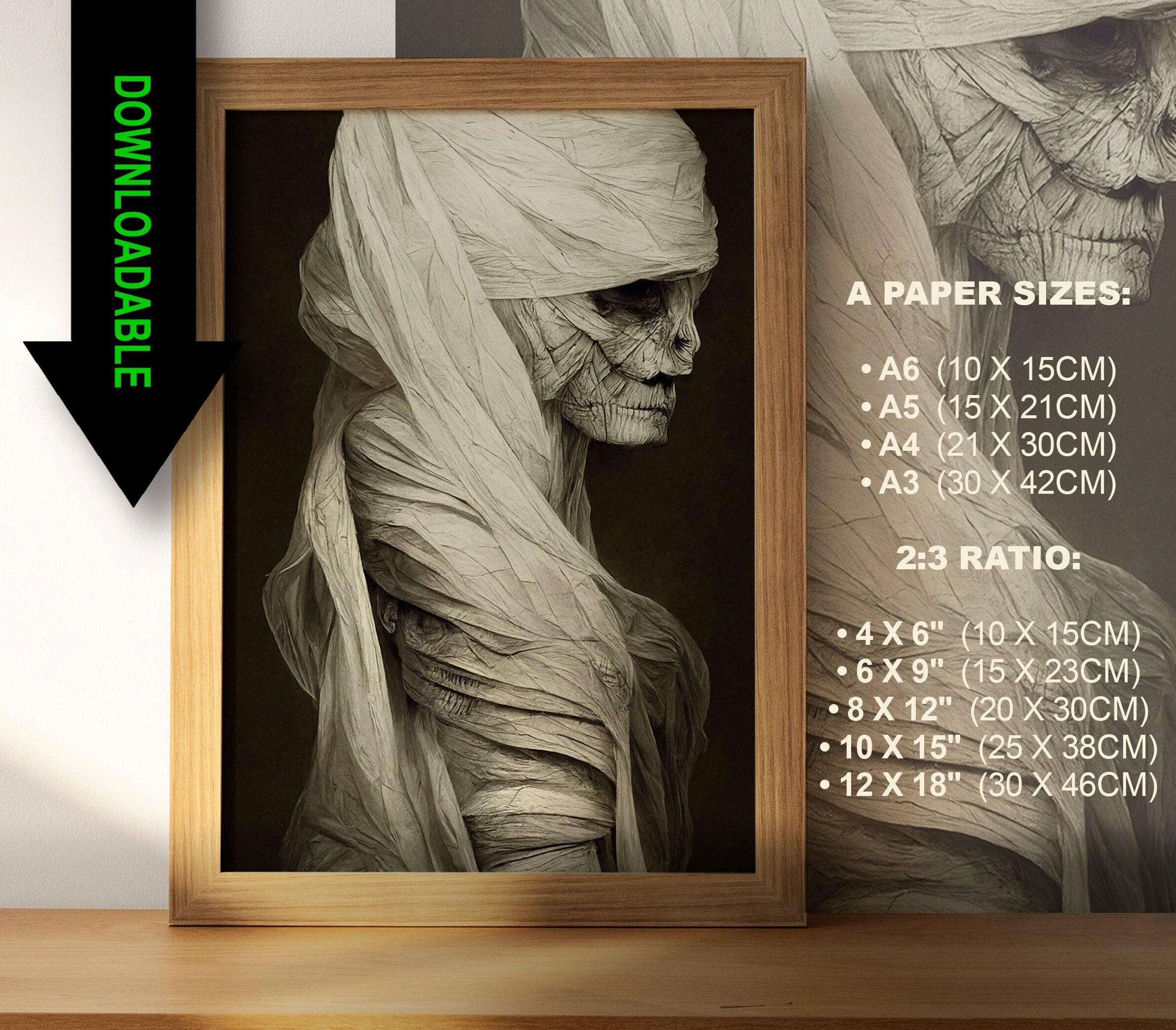 The Mummy Download Printable the Mummy Print Instant Download JPG ...