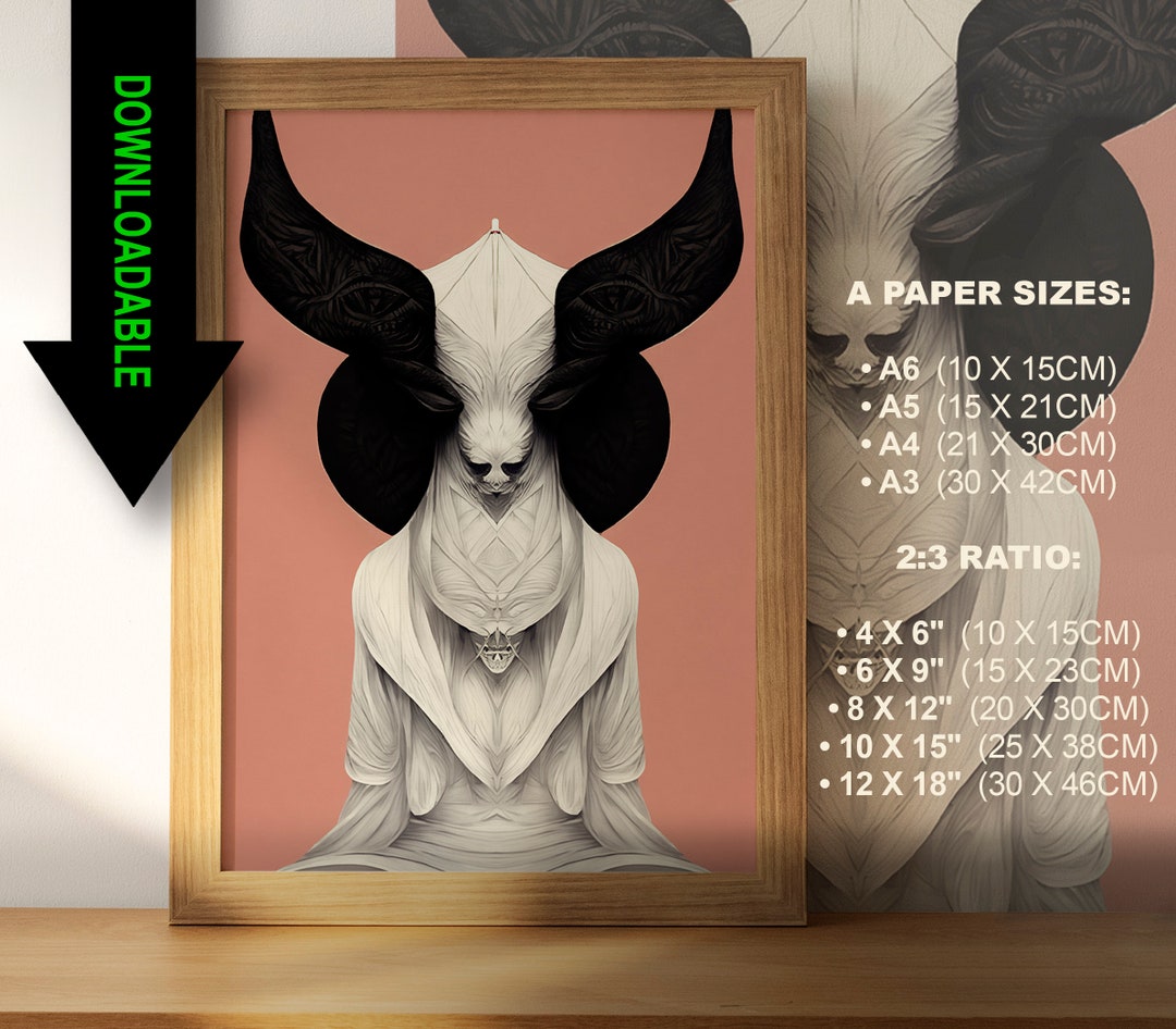 The Goat God Download Printable High Quality Occult Instant Download ...