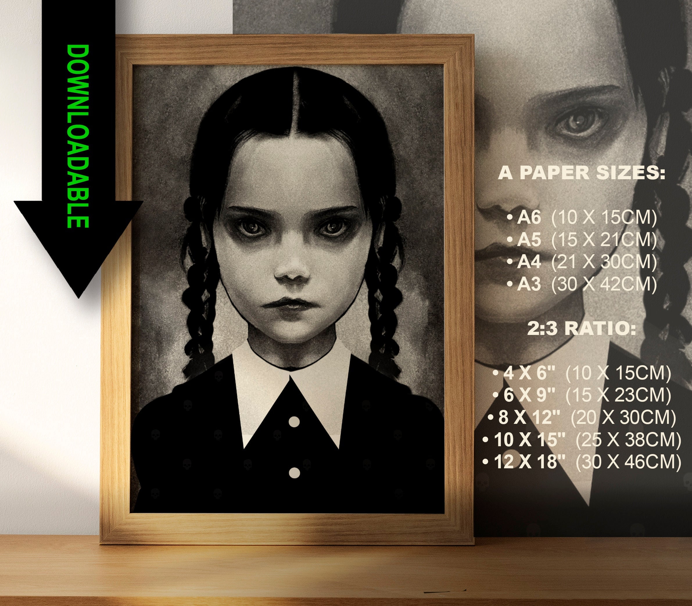 Goth Girl Download Printable, Goth Girl Family Values Instant Download ...