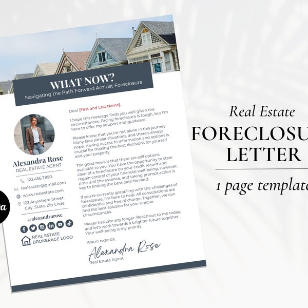 Pre Foreclosure Letter - Etsy