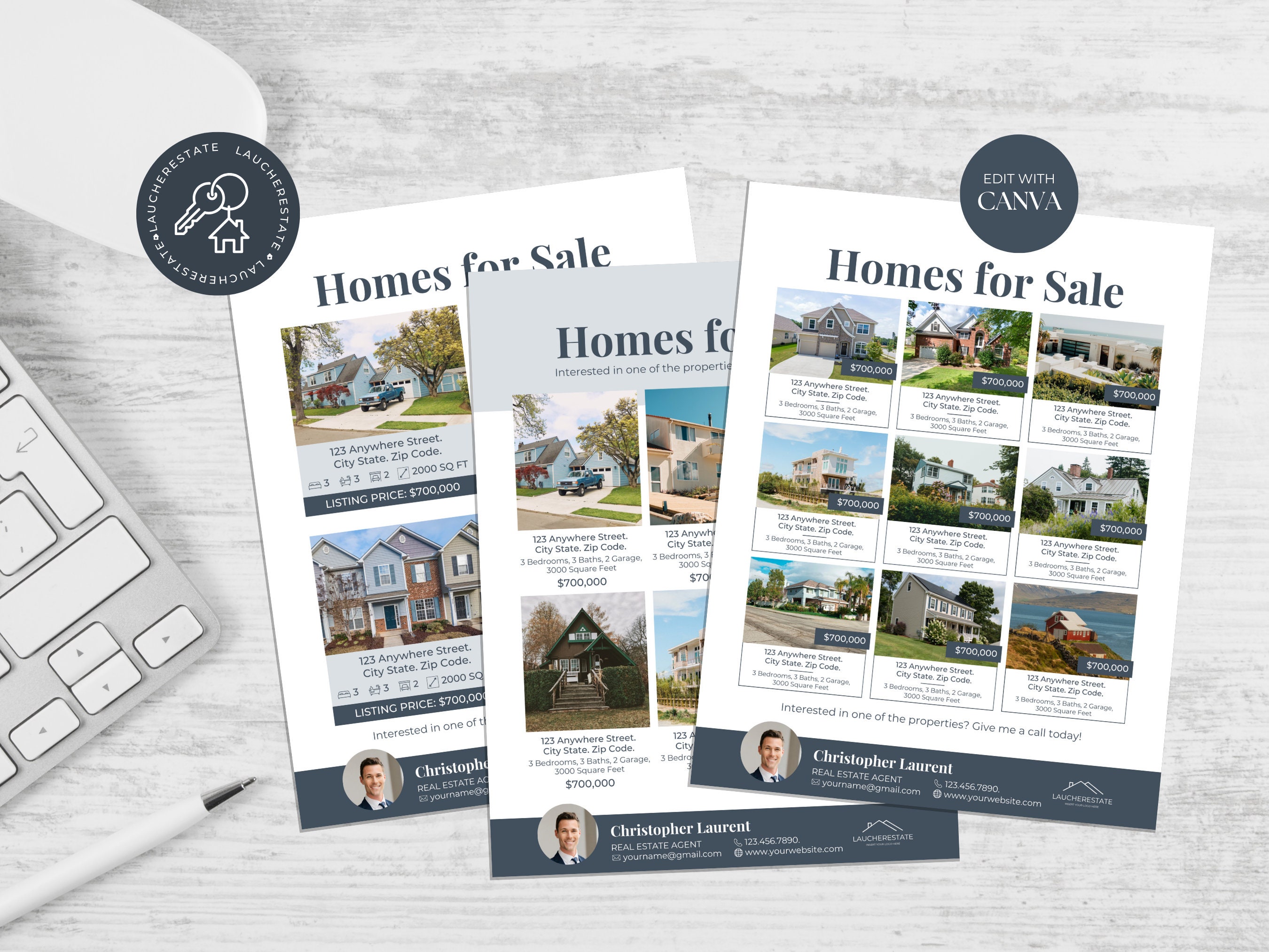 Real Estate Multiple Listing Flyer, New Listing Flyer, Realtor Flyer ...